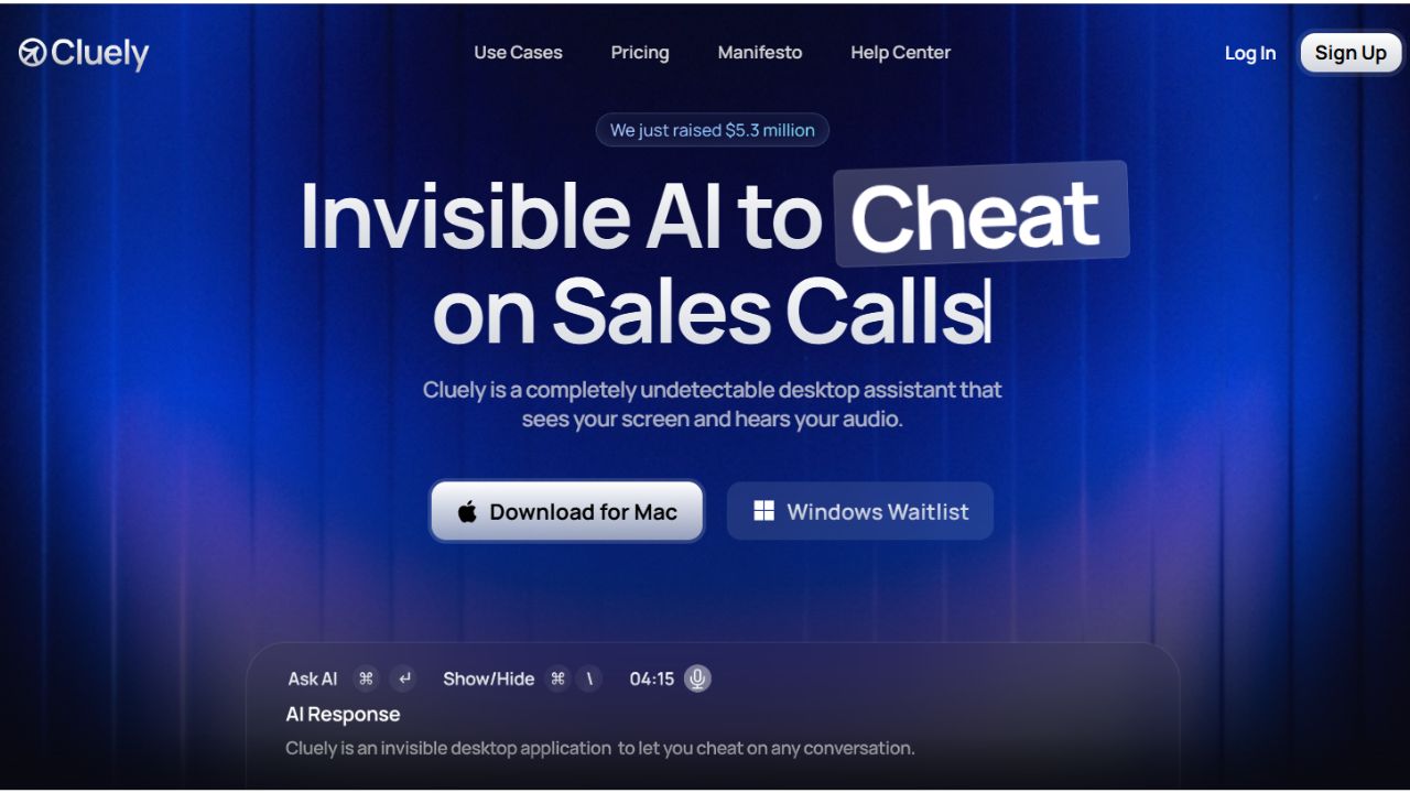 Cluley AI - Download Invisible AI to Cheat on Everything